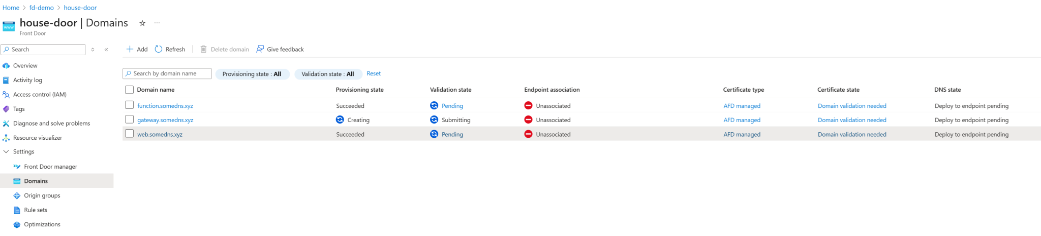 Simplifying Domain Management with Azure Front Door: A Step-by-Step ...